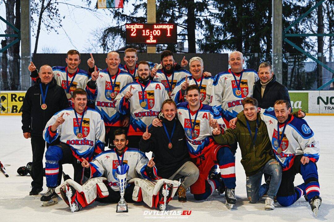 "Rokiškis" of Rokiškis became the champions of the Open Aukštaitija ice ...